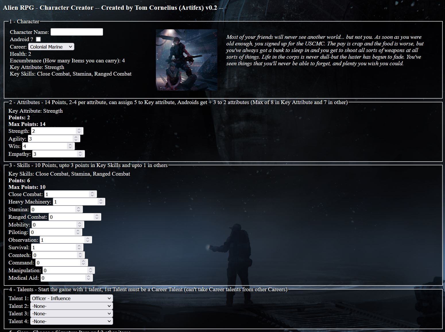 Game-Mother - Alien RPG Tools