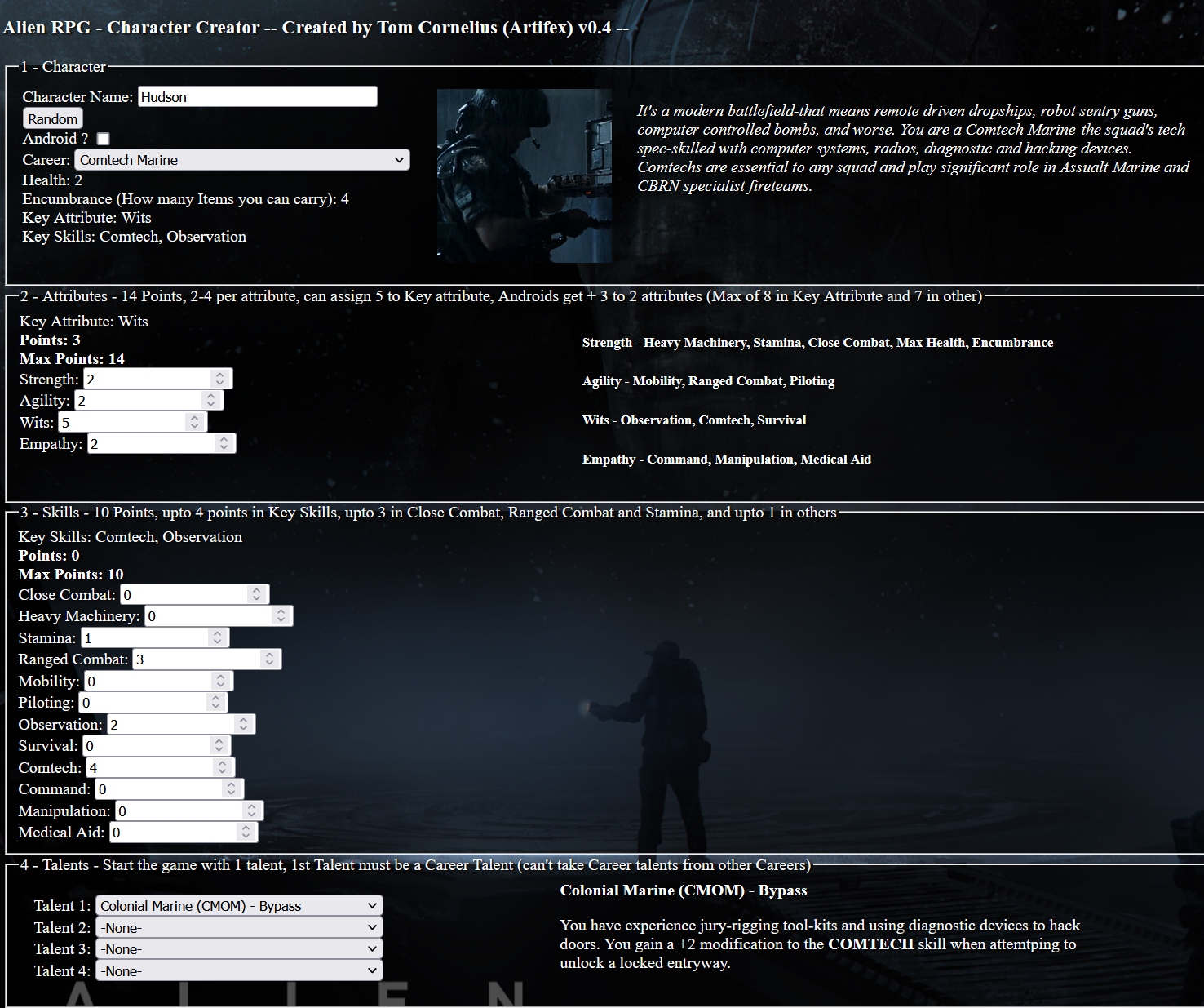 Game-Mother - Alien RPG Tools